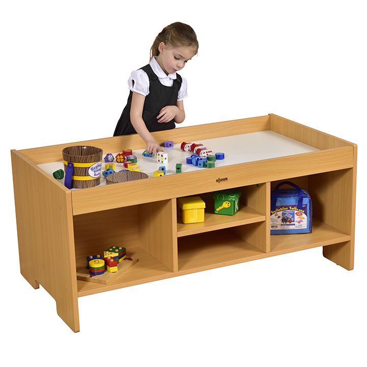 Play Tray Activity Table - Shelf - Early Years Direct