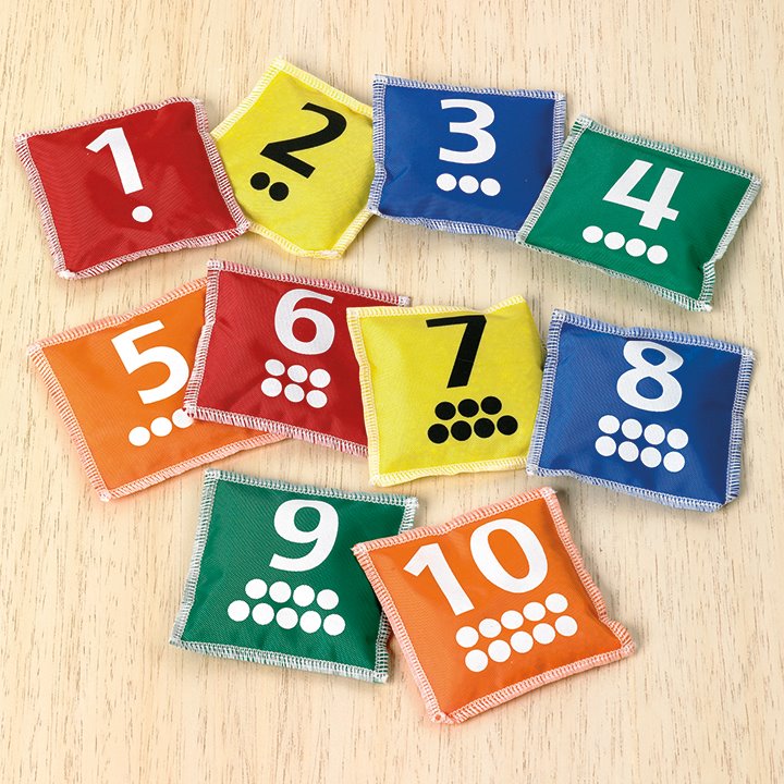 Number Bean Bags Early Years Direct