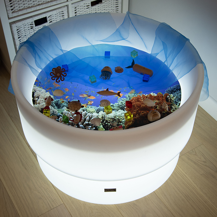 Sensory Discovery Table with 3 Play Mats - Early Years Direct