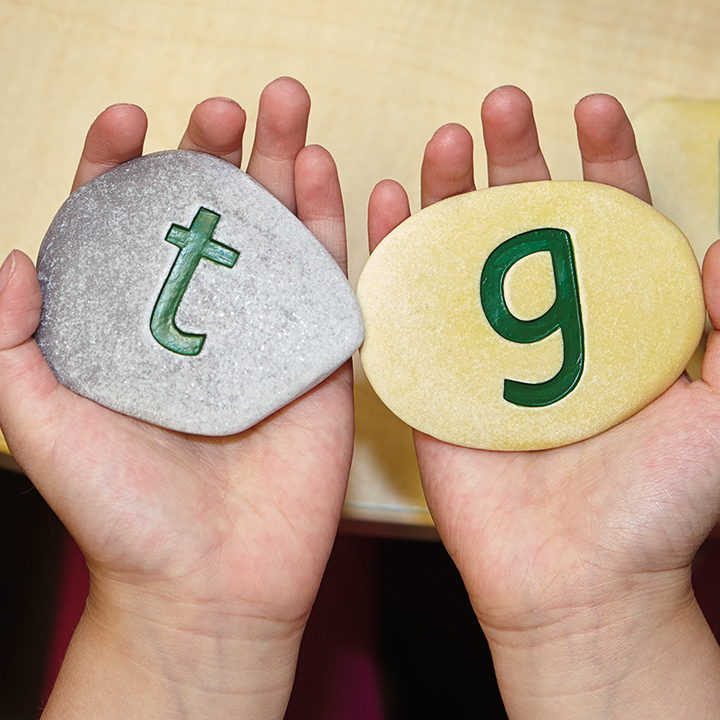 Jumbo Letter Pebbles - Early Years Direct