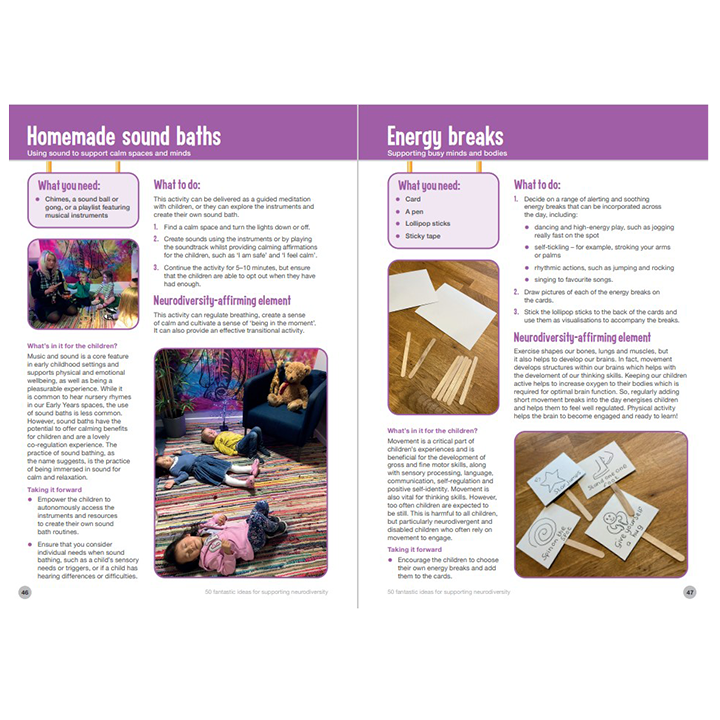 50 Fantastic Ideas for Supporting Neurodiversity - Early Years Direct