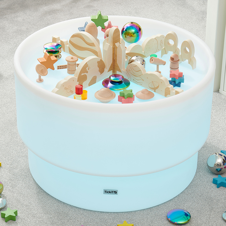 Sensory Discovery Table with Castle, Jurassic or Space Dividers - Early ...