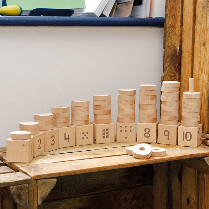 Natural Number Stacker - Early Years Direct
